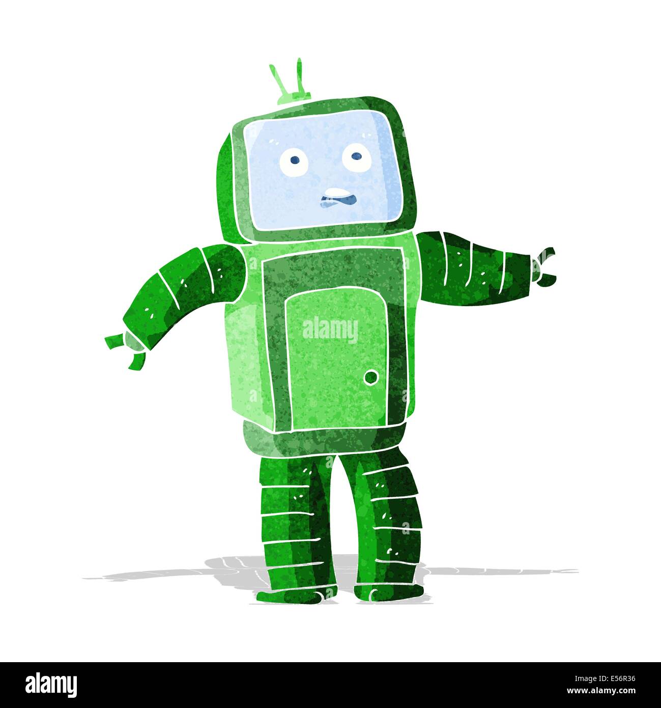 cartoon funny robot Stock Vector Image & Art - Alamy
