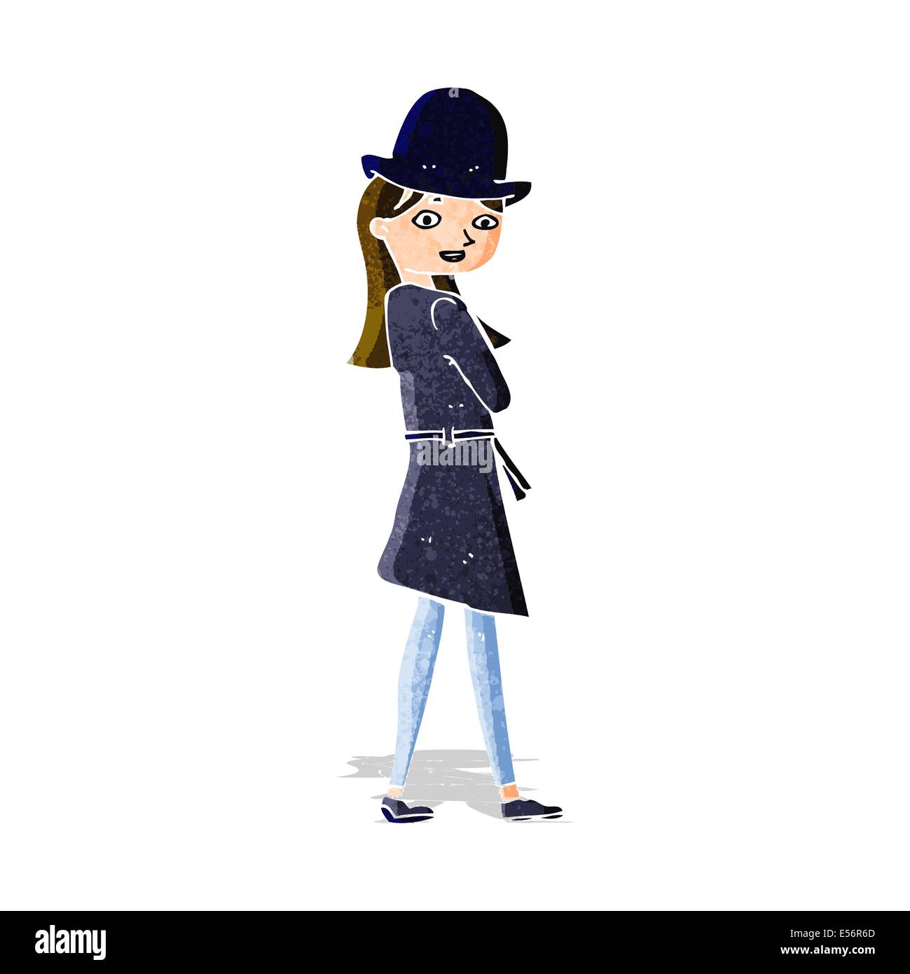 cartoon female spy Stock Vector Image & Art - Alamy