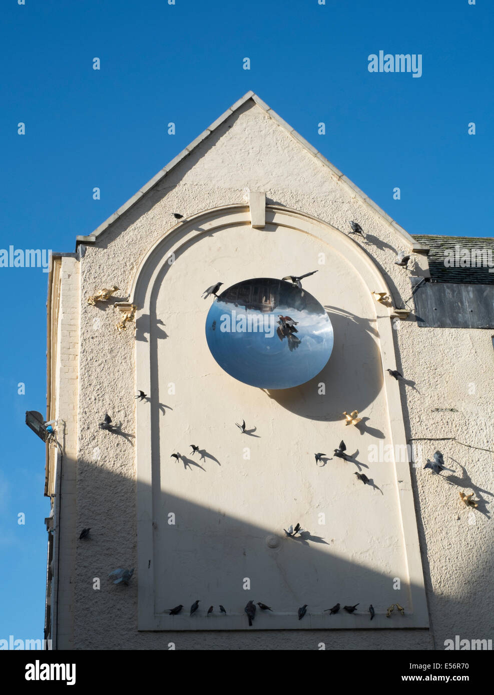 Sculpture at Angel Place in Worcester Stock Photo - Alamy