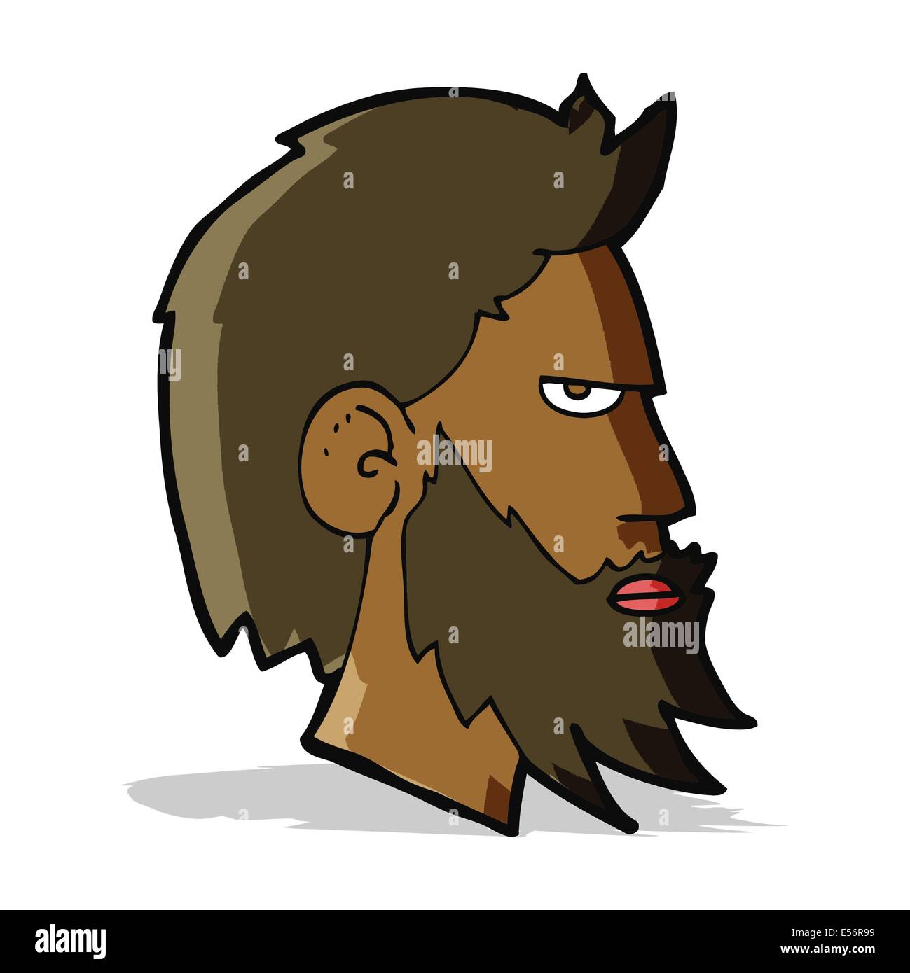 cartoon man with beard Stock Vector Image & Art - Alamy