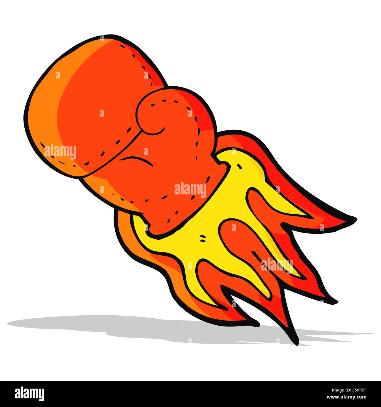 cartoon super punch Stock Vector Image & Art - Alamy