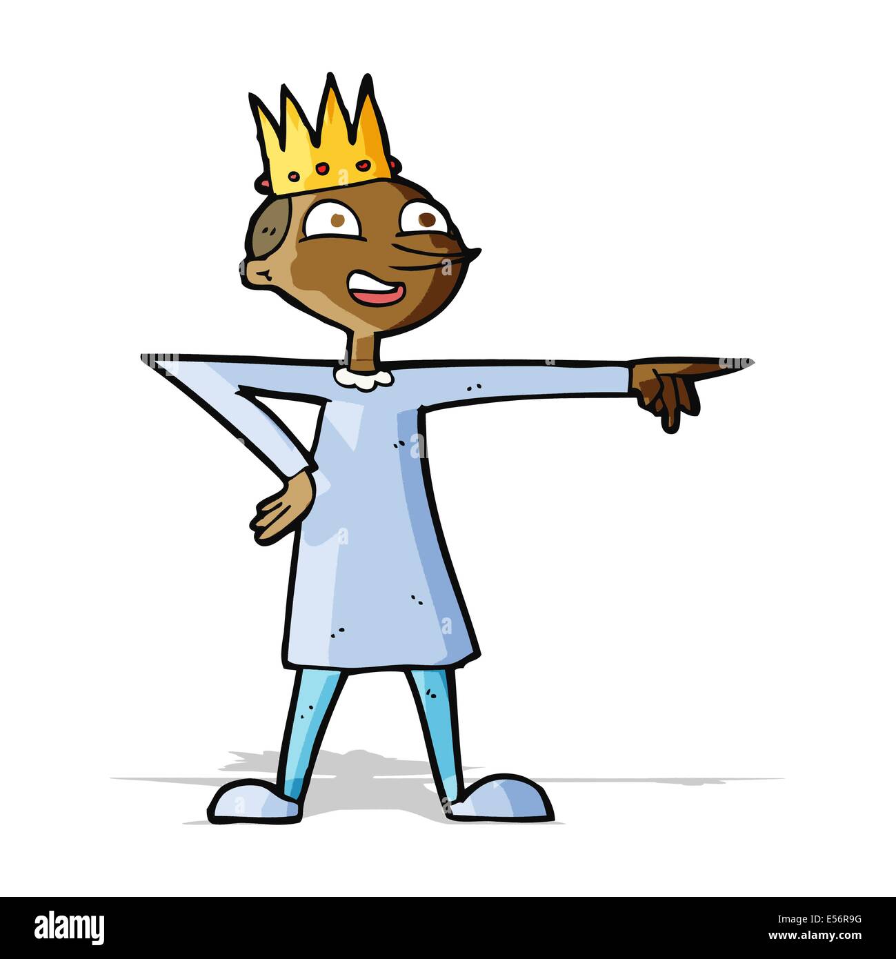King pointing Stock Vector Images - Alamy