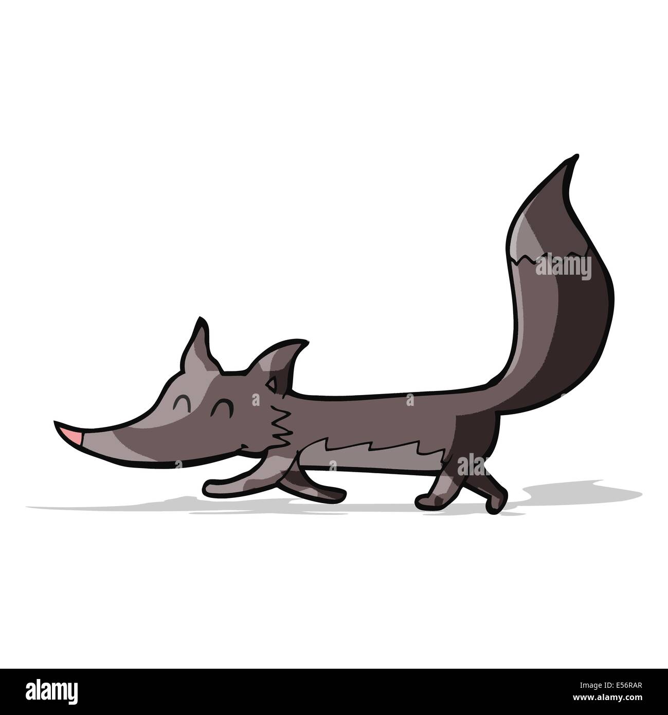 cartoon little wolf Stock Vector Image & Art - Alamy