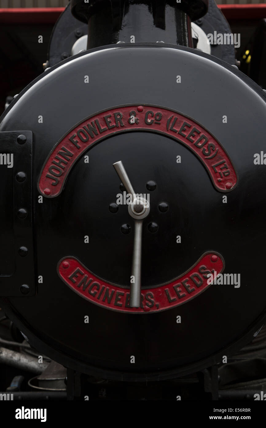 Traction engine made by John Fowler, Leeds Stock Photo - Alamy