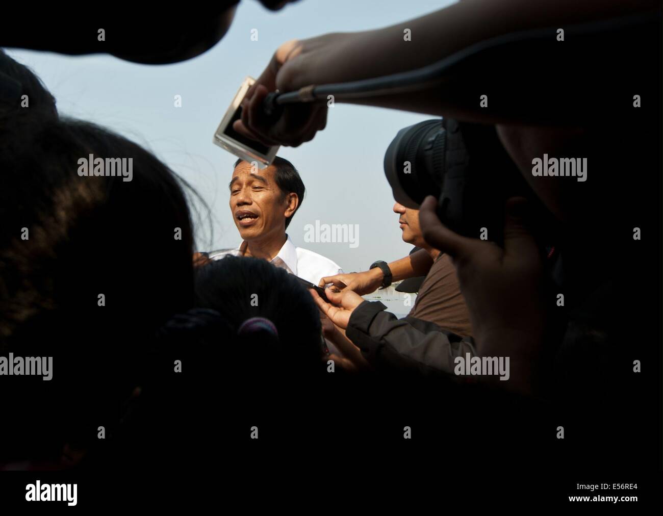 Jakarta, Indonesia. 22nd July, 2014. Indonesian president candidate ...