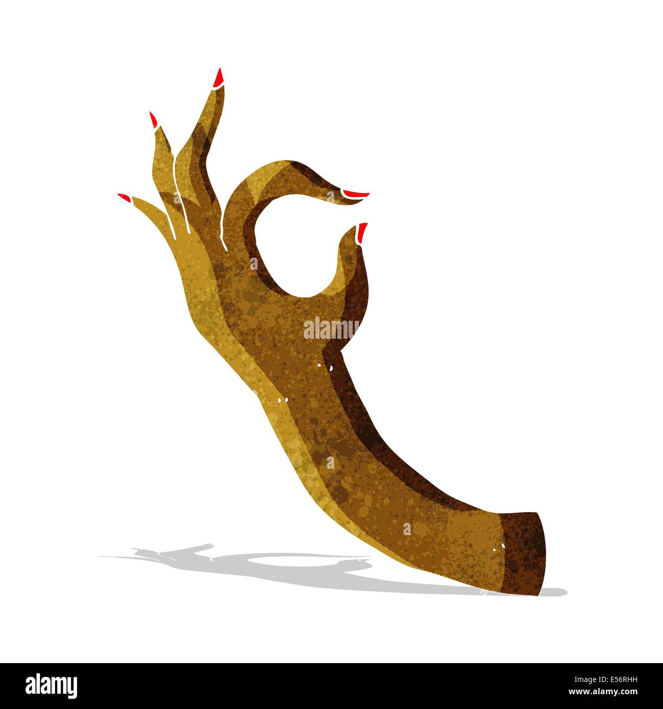 cartoon hand symbol Stock Vector Image & Art - Alamy