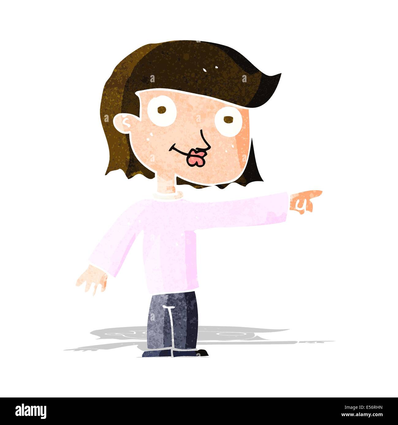 cartoon pointing person Stock Vector Image & Art - Alamy
