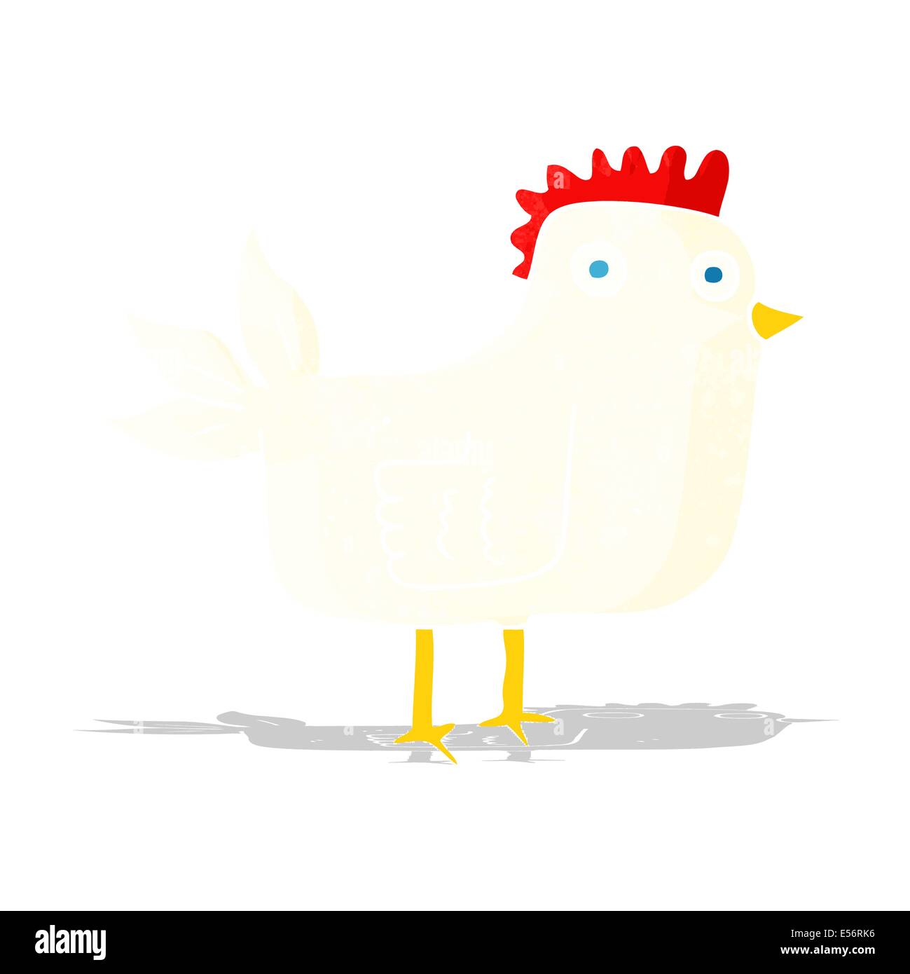Quirky hand drawn hen Stock Vector Images - Alamy