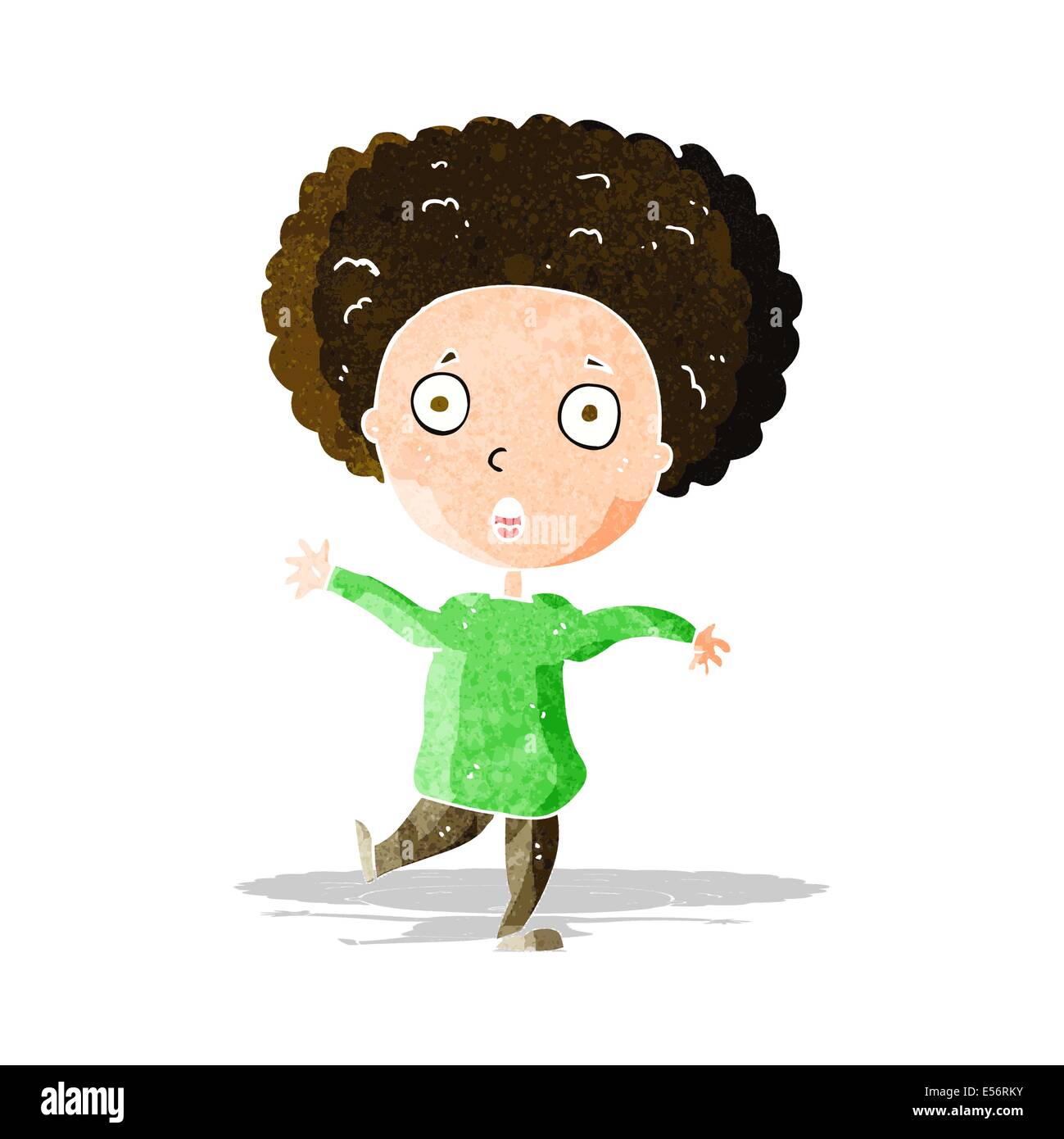 cartoon startled person Stock Vector Image & Art - Alamy