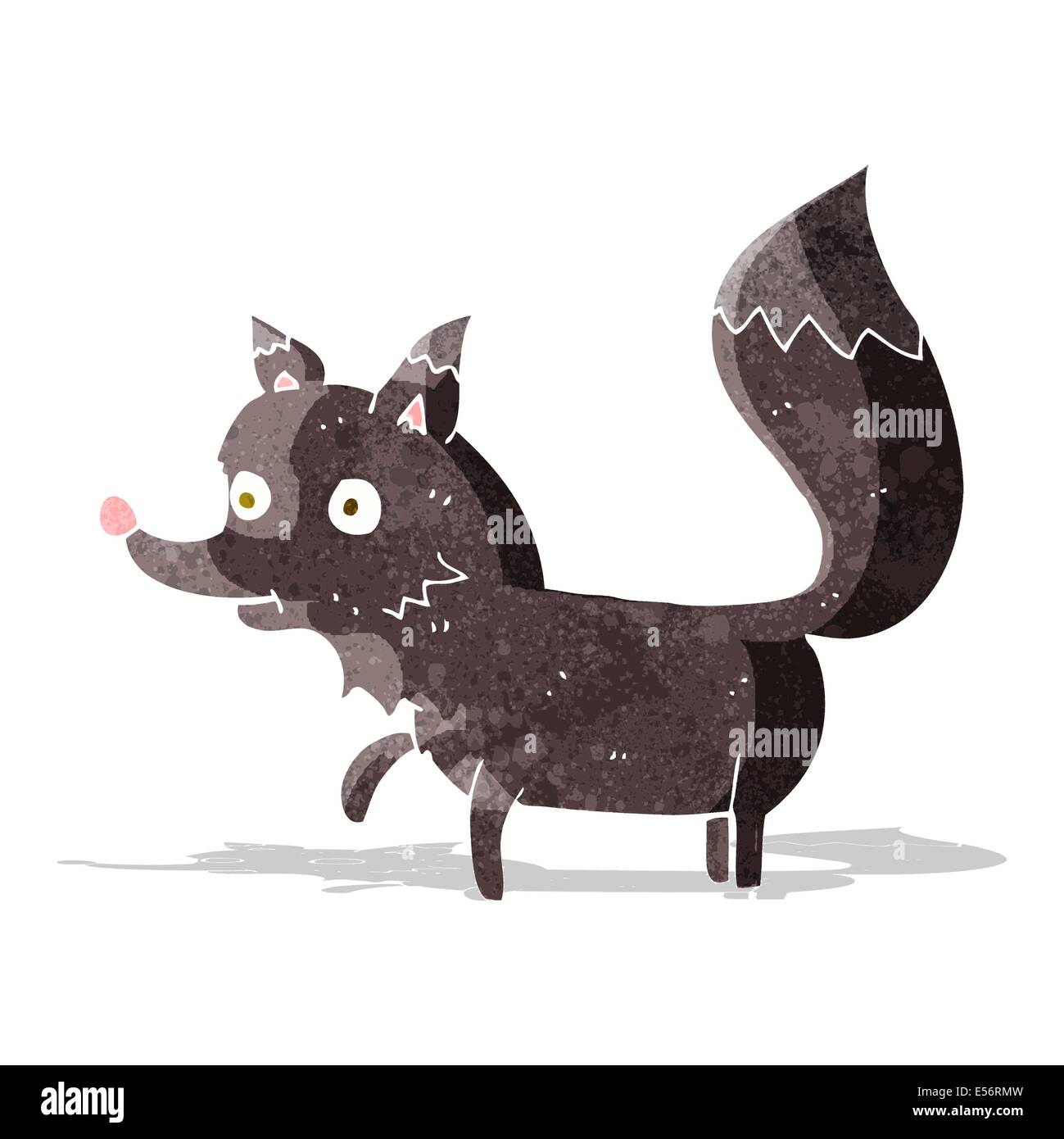 cartoon wolf cub Stock Vector Image & Art - Alamy
