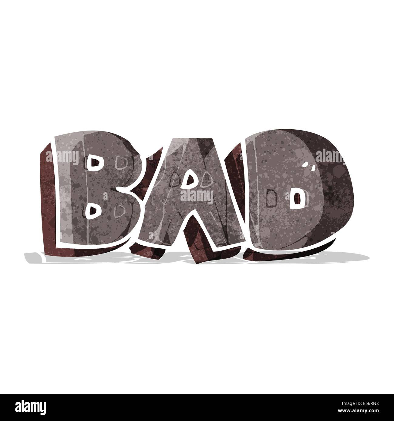 cartoon bad sign Stock Vector Image & Art - Alamy