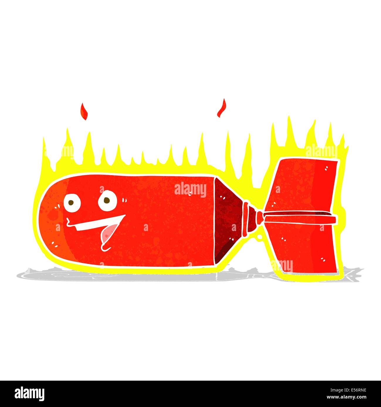 cartoon falling bomb Stock Vector Image & Art - Alamy