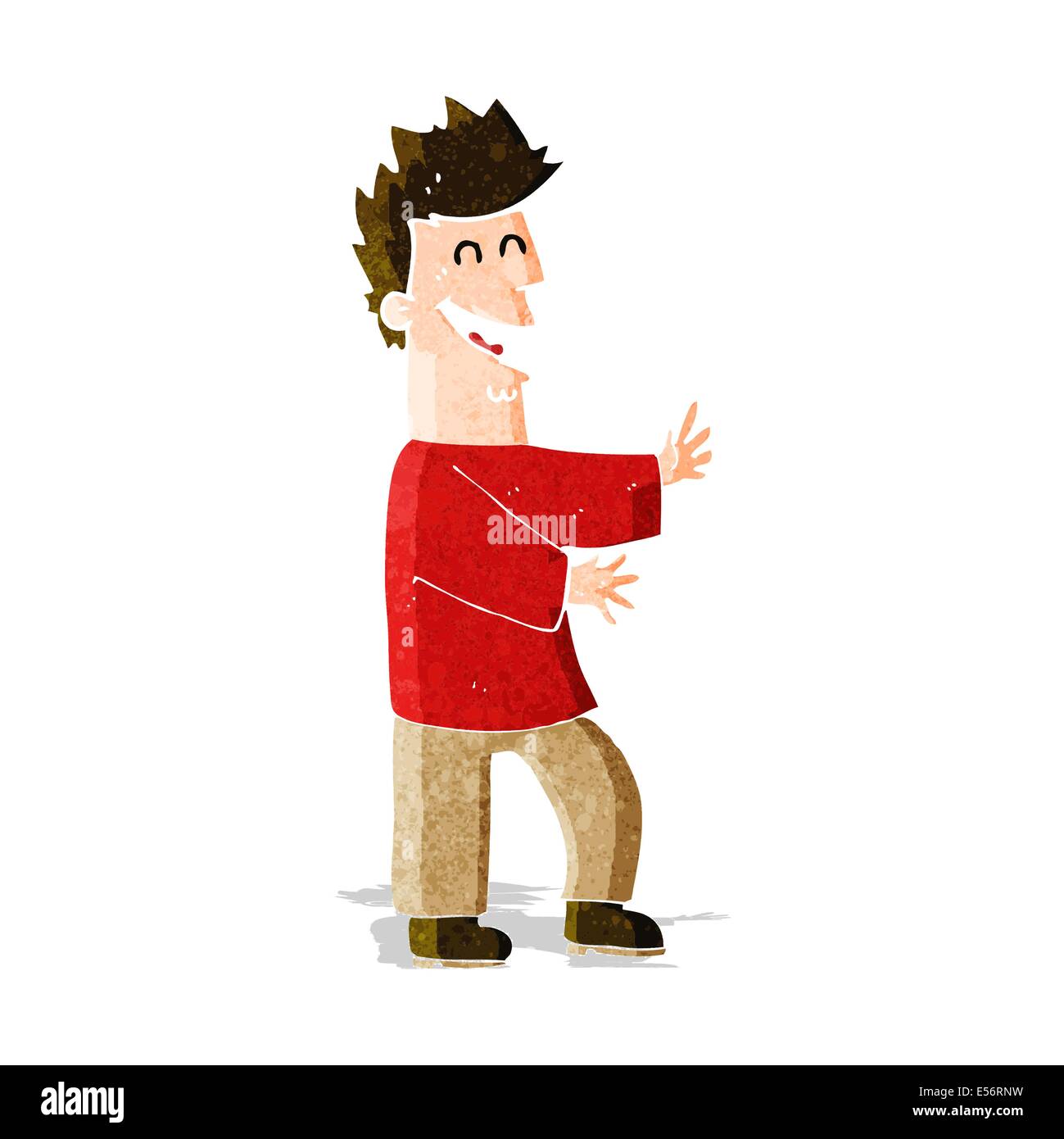 cartoon laughing man Stock Vector Image & Art - Alamy