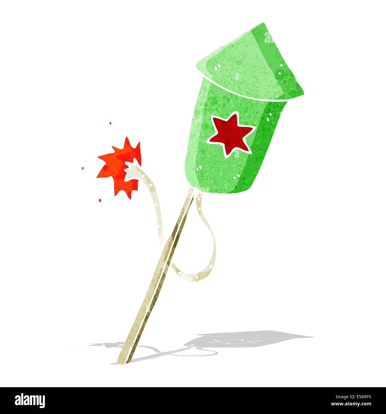 cartoon firework with burning fuse Stock Vector Image & Art - Alamy