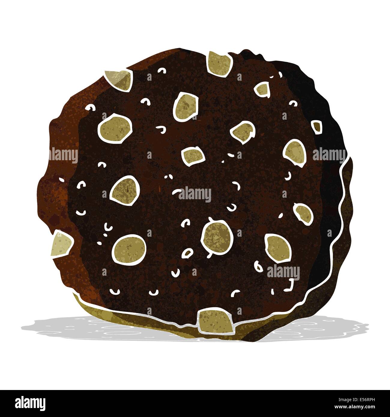 chocolate chip cookie cartoon Stock Vector Image & Art - Alamy