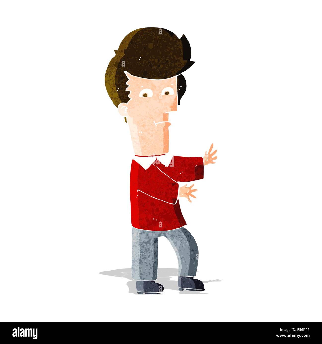 cartoon man gesturing wildly Stock Vector Image & Art - Alamy