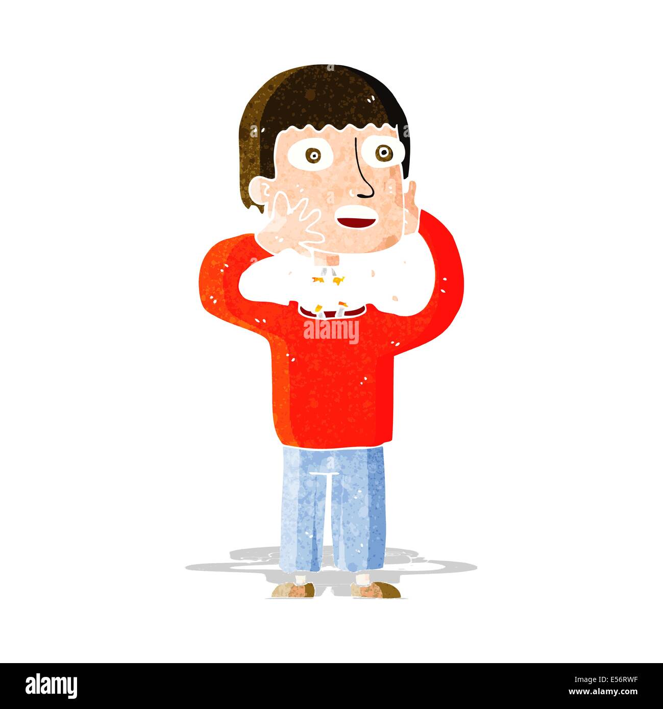 cartoon secret robot Stock Vector Image & Art - Alamy