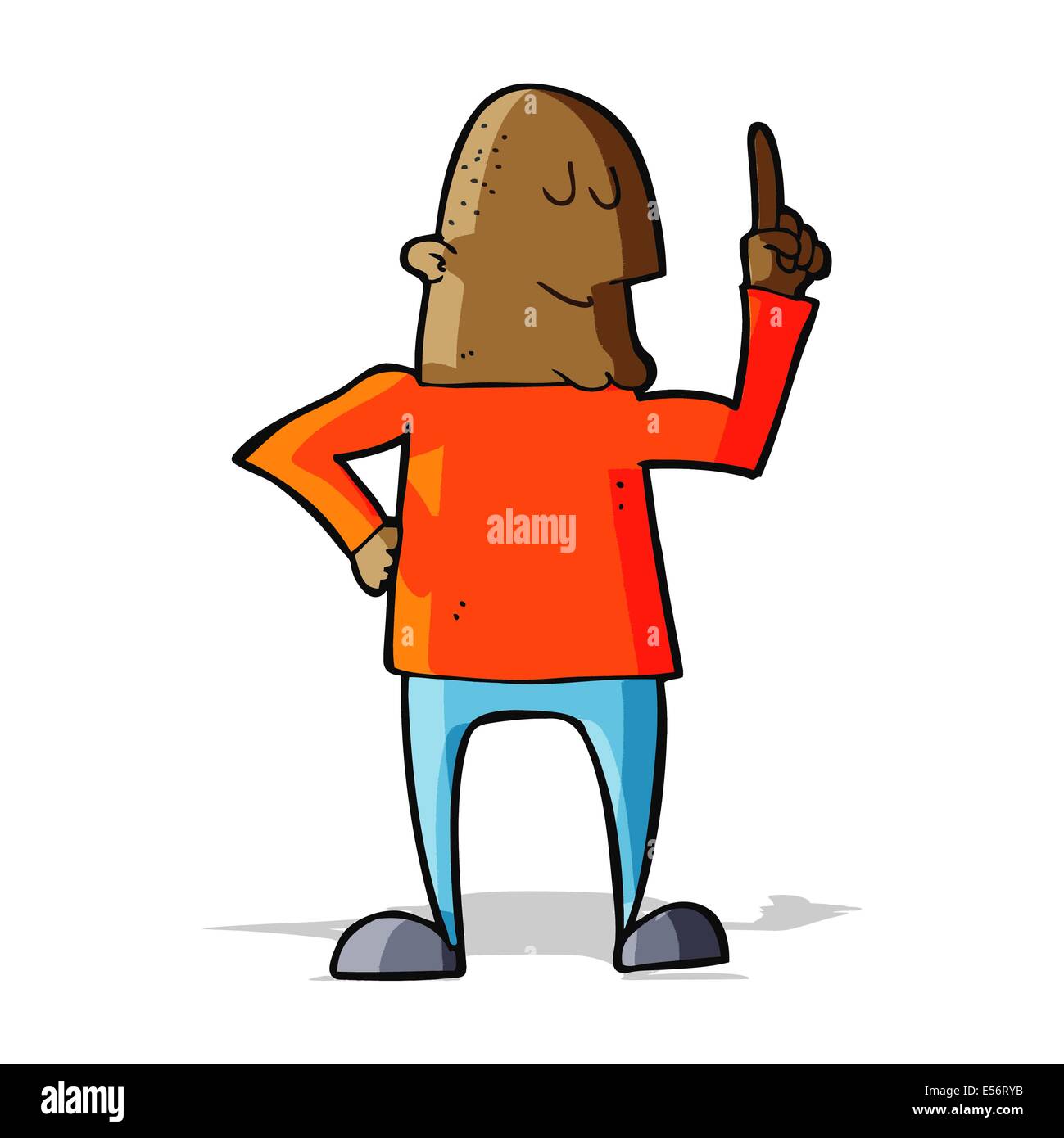 cartoon man pointing finger Stock Vector Image & Art - Alamy