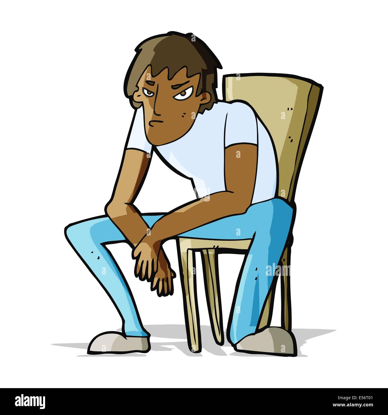 Cartoon dejected man hi-res stock photography and images - Alamy
