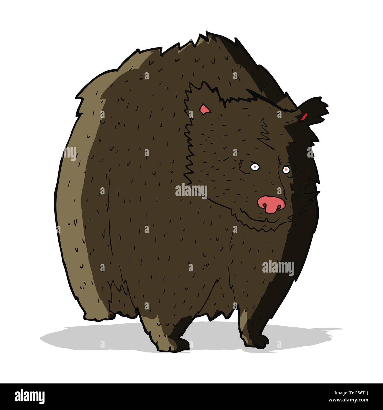 huge black bear cartoon Stock Vector Image & Art - Alamy