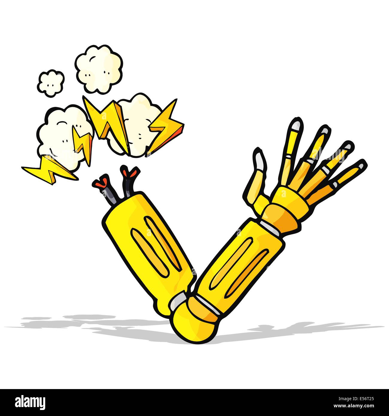 cartoon robot arm Stock Vector Image & Art - Alamy