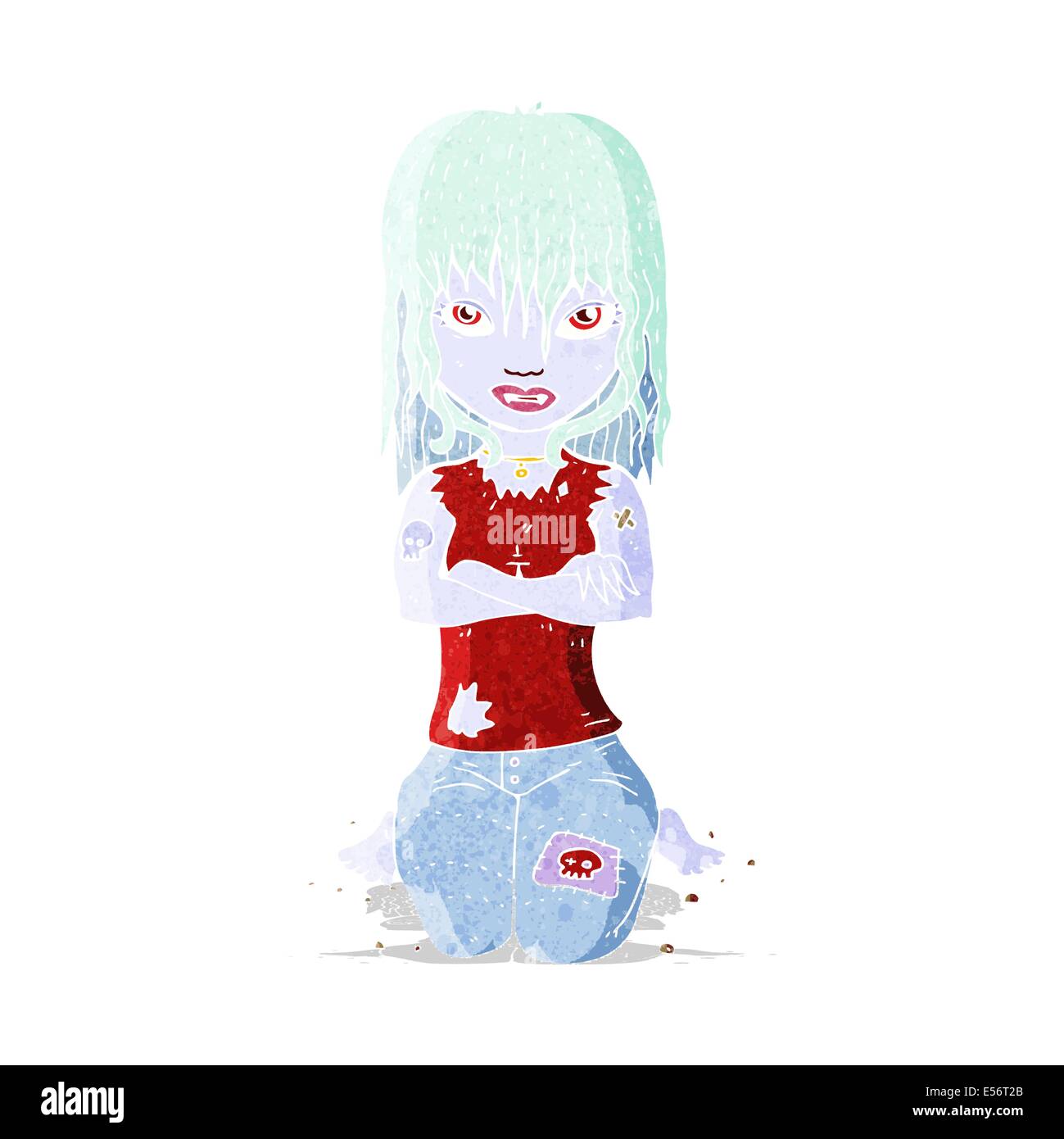 cartoon vampire girl Stock Vector Image & Art - Alamy