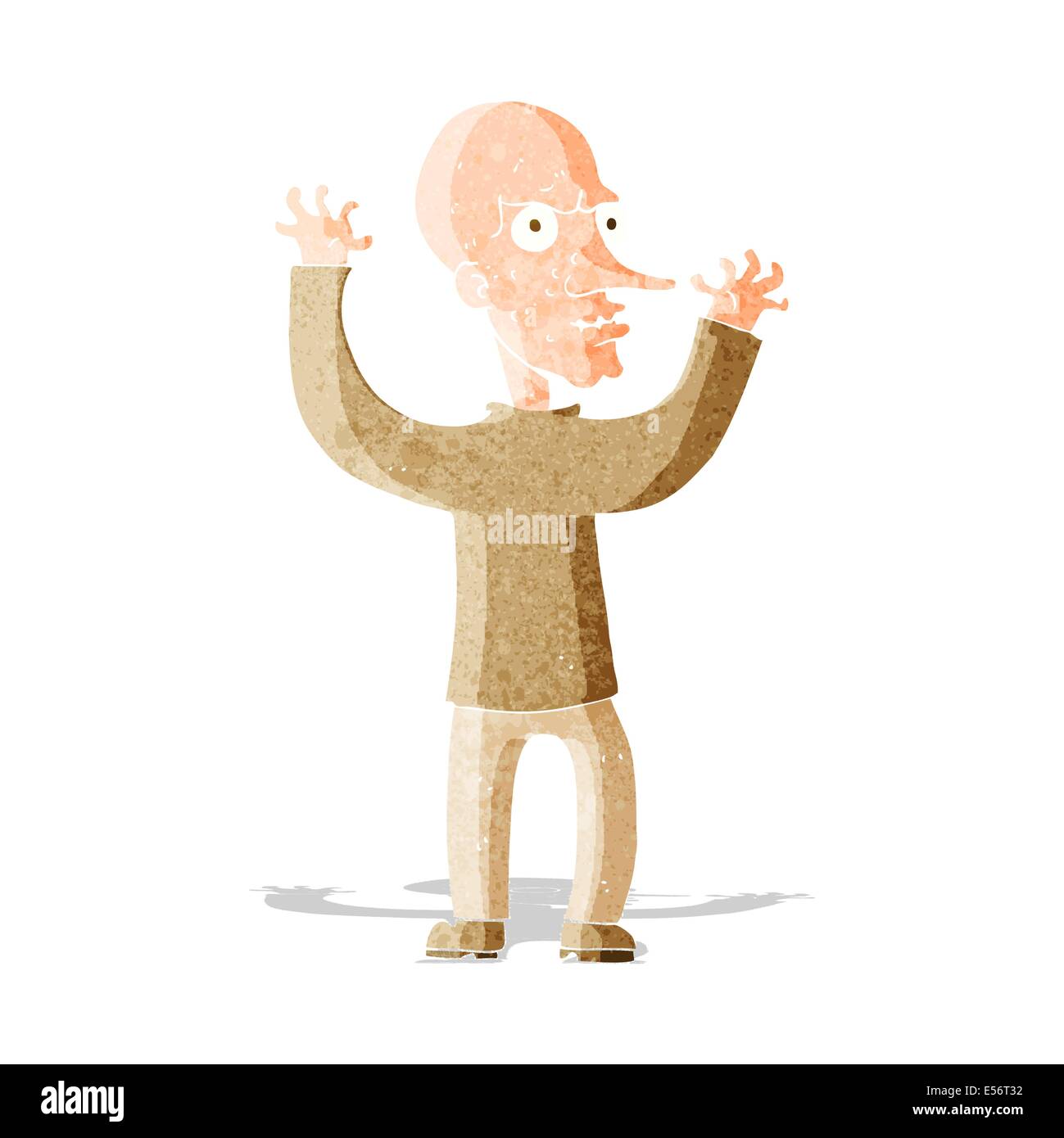 cartoon mean man Stock Vector Image & Art - Alamy