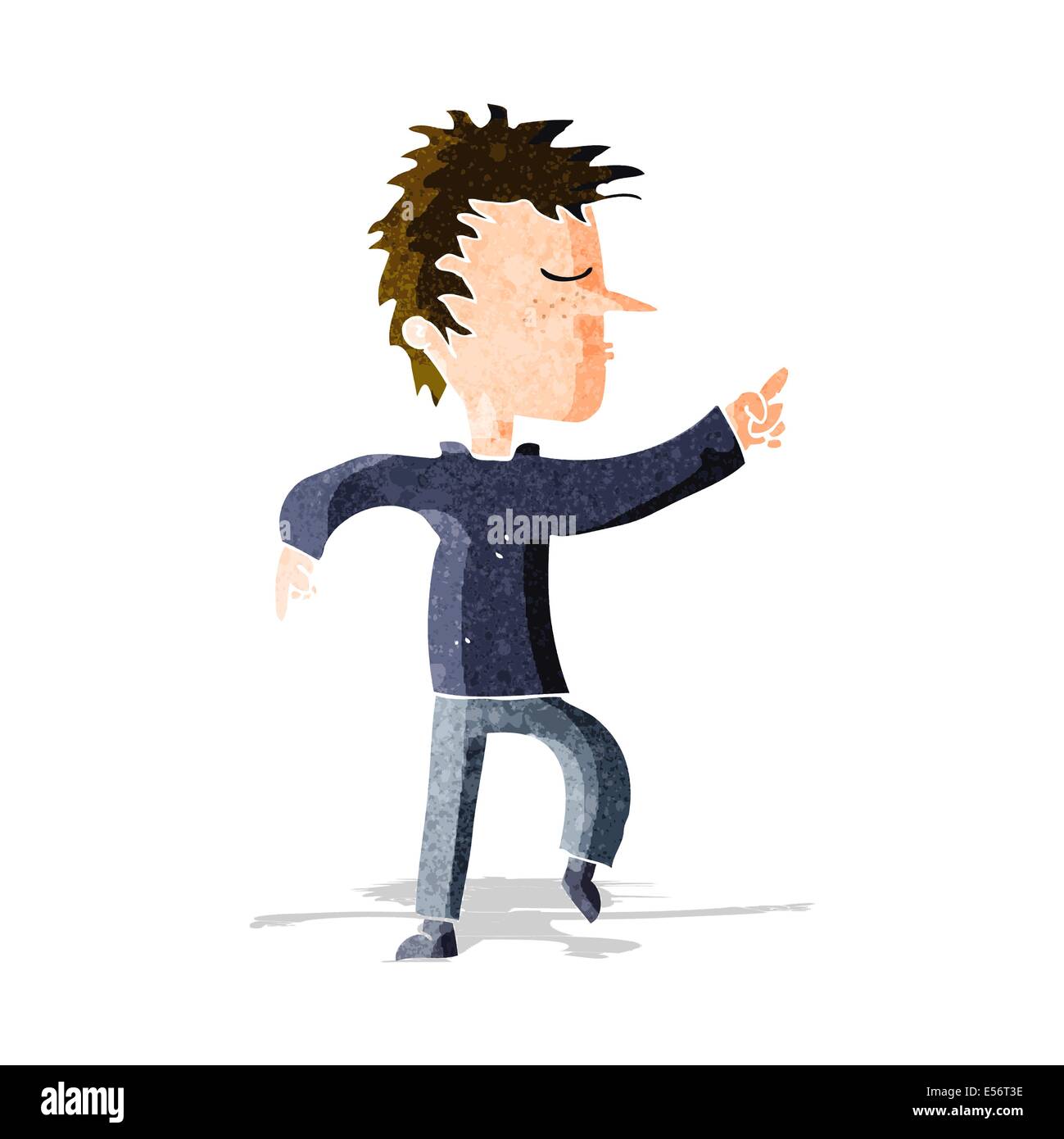 cartoon man pointing Stock Vector Image & Art - Alamy
