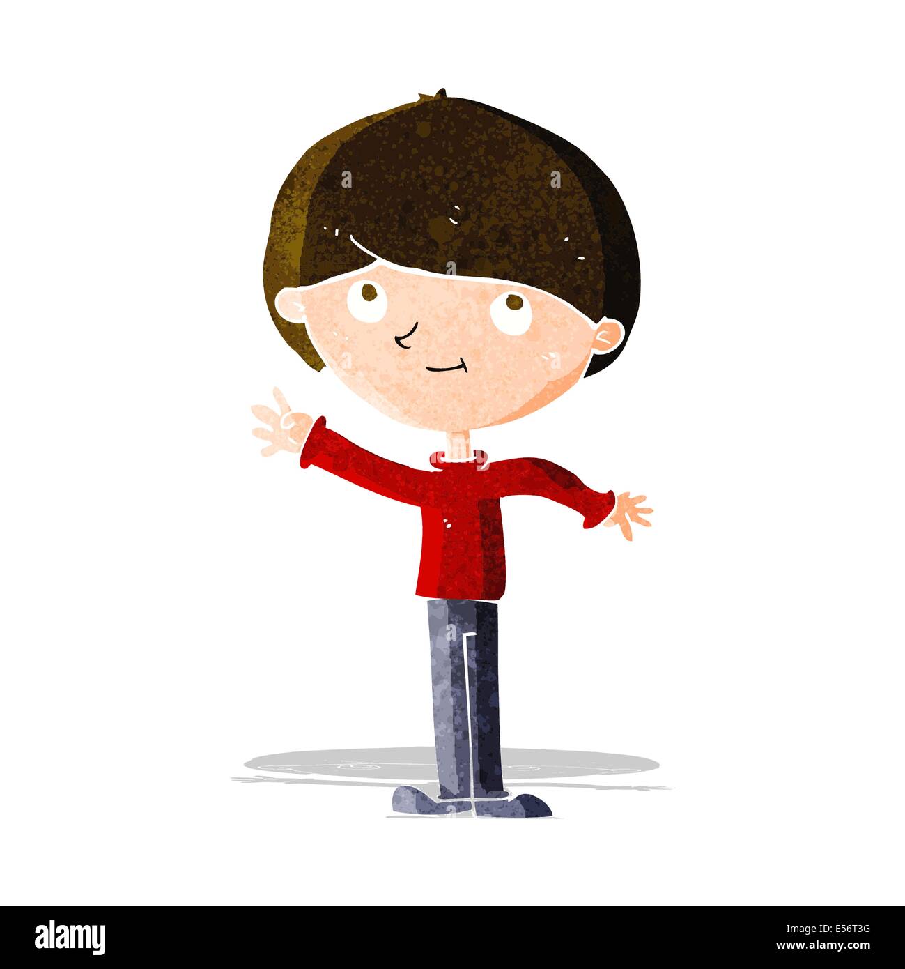 cartoon happy boy Stock Vector Image & Art - Alamy