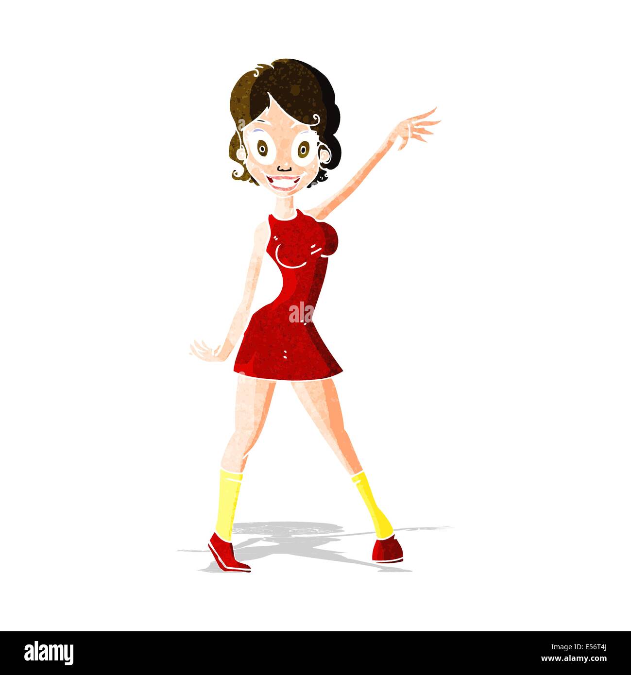 cartoon party girl Stock Vector Image & Art - Alamy