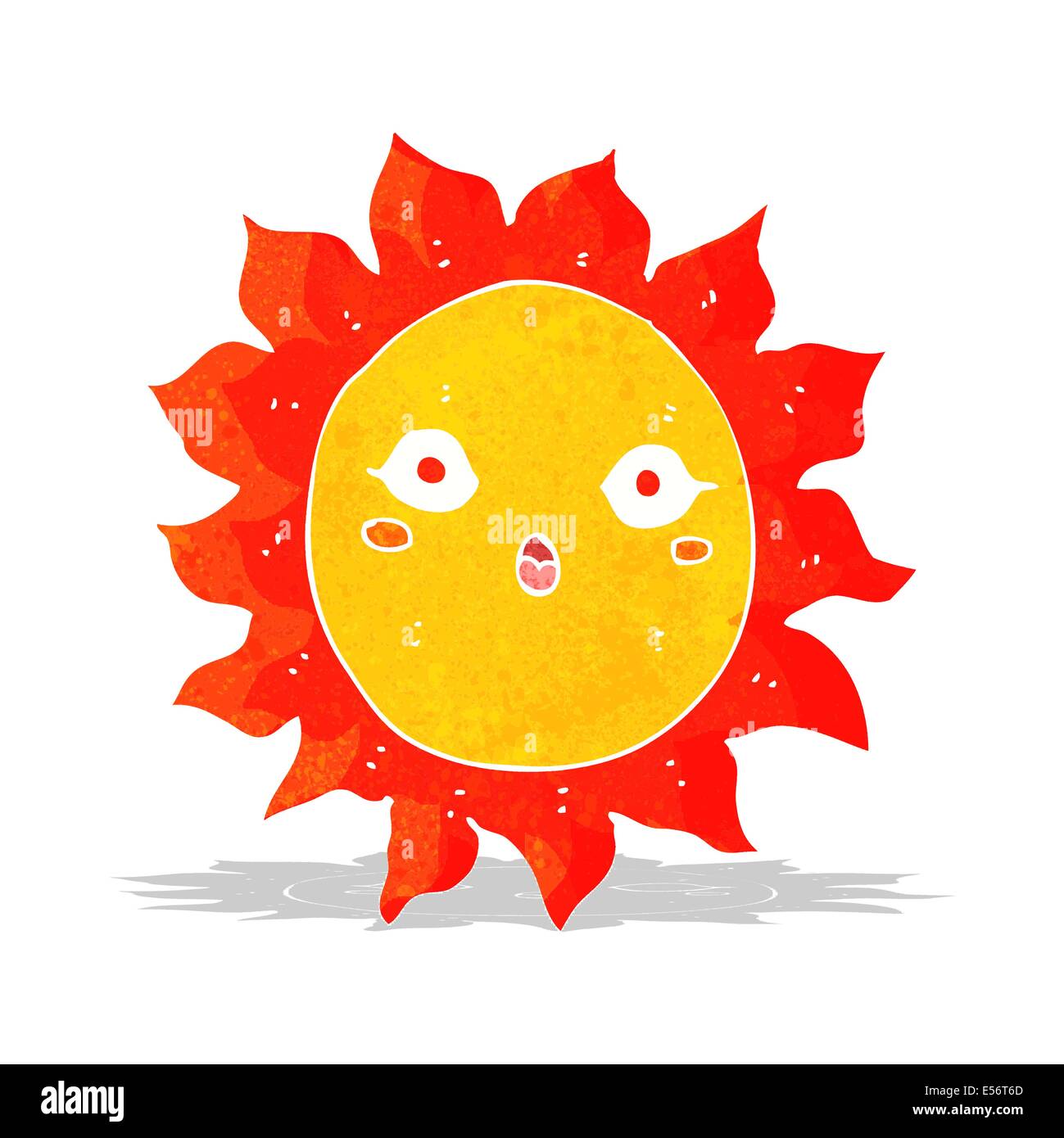 Surprised sun Stock Vector Images - Alamy