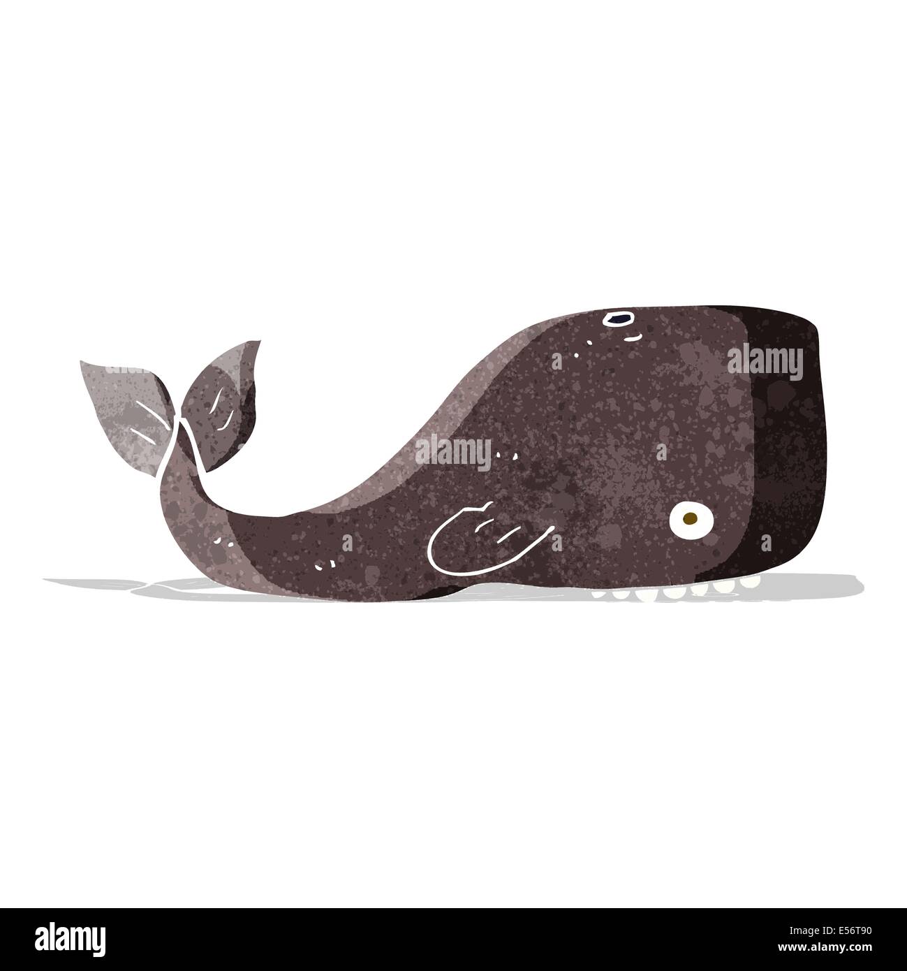 Cheerful cartoon whale vector vectors Cut Out Stock Images & Pictures ...