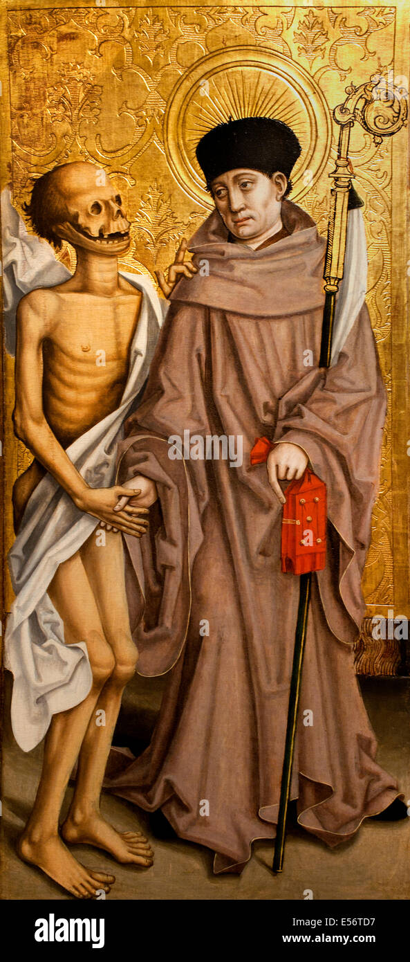 Saint Fridolin Abbot of Sackingen accompanied by the dead man he ...