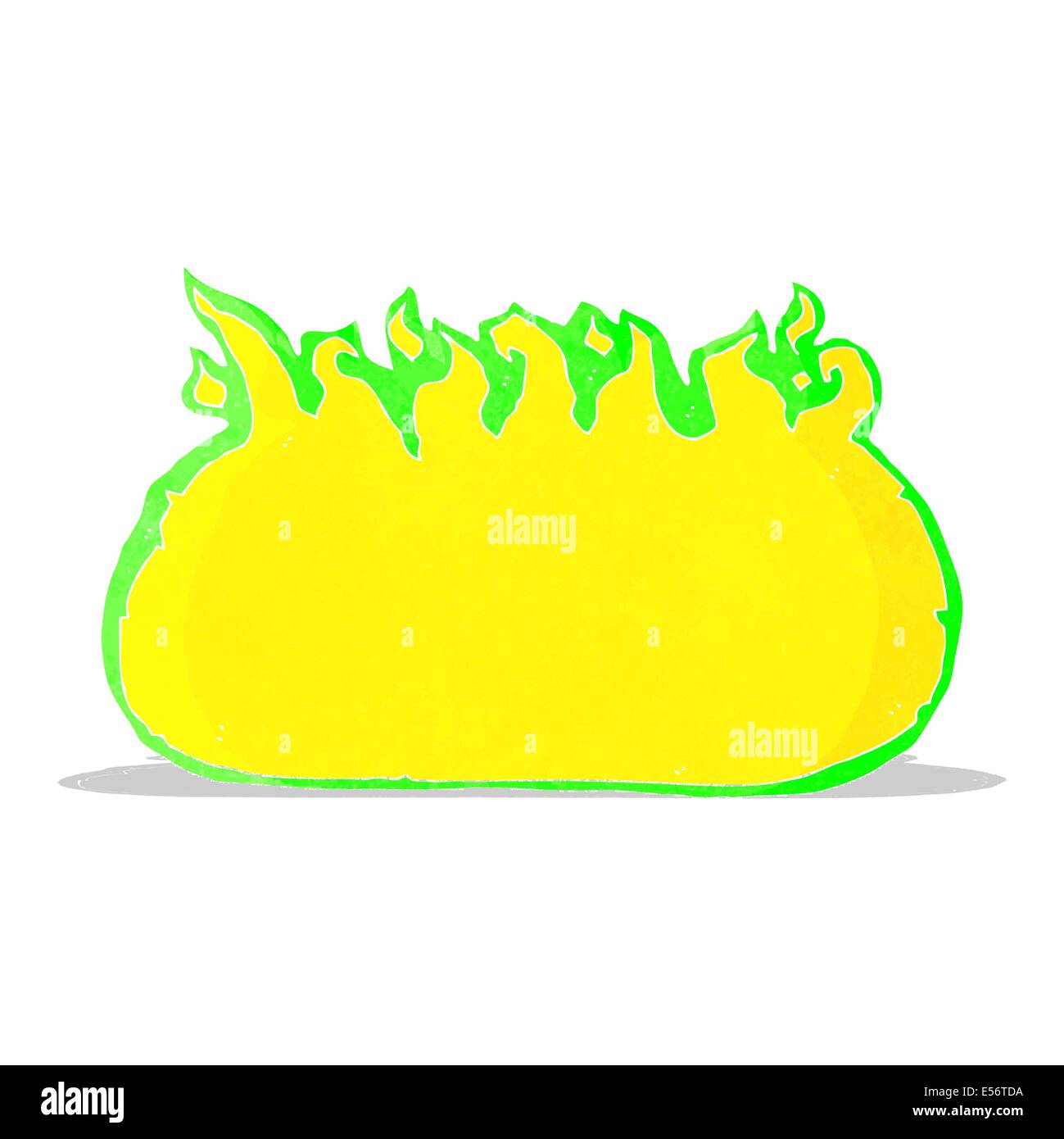 cartoon green fire border Stock Vector Image & Art - Alamy