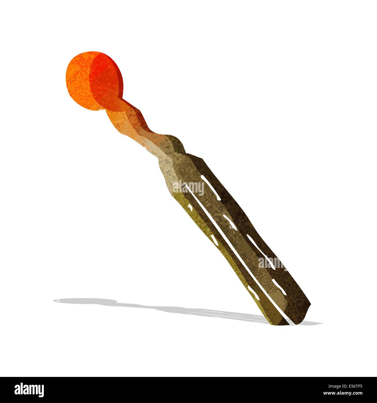 cartoon burnt match Stock Vector Image & Art - Alamy