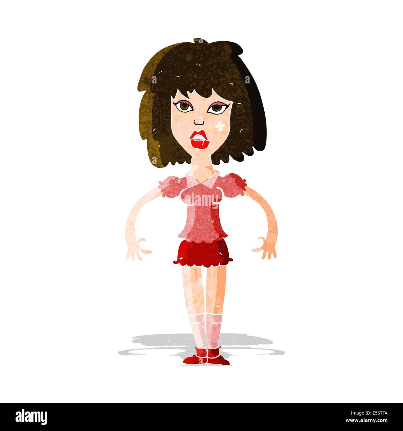 cartoon girl fight Stock Vector Image & Art - Alamy