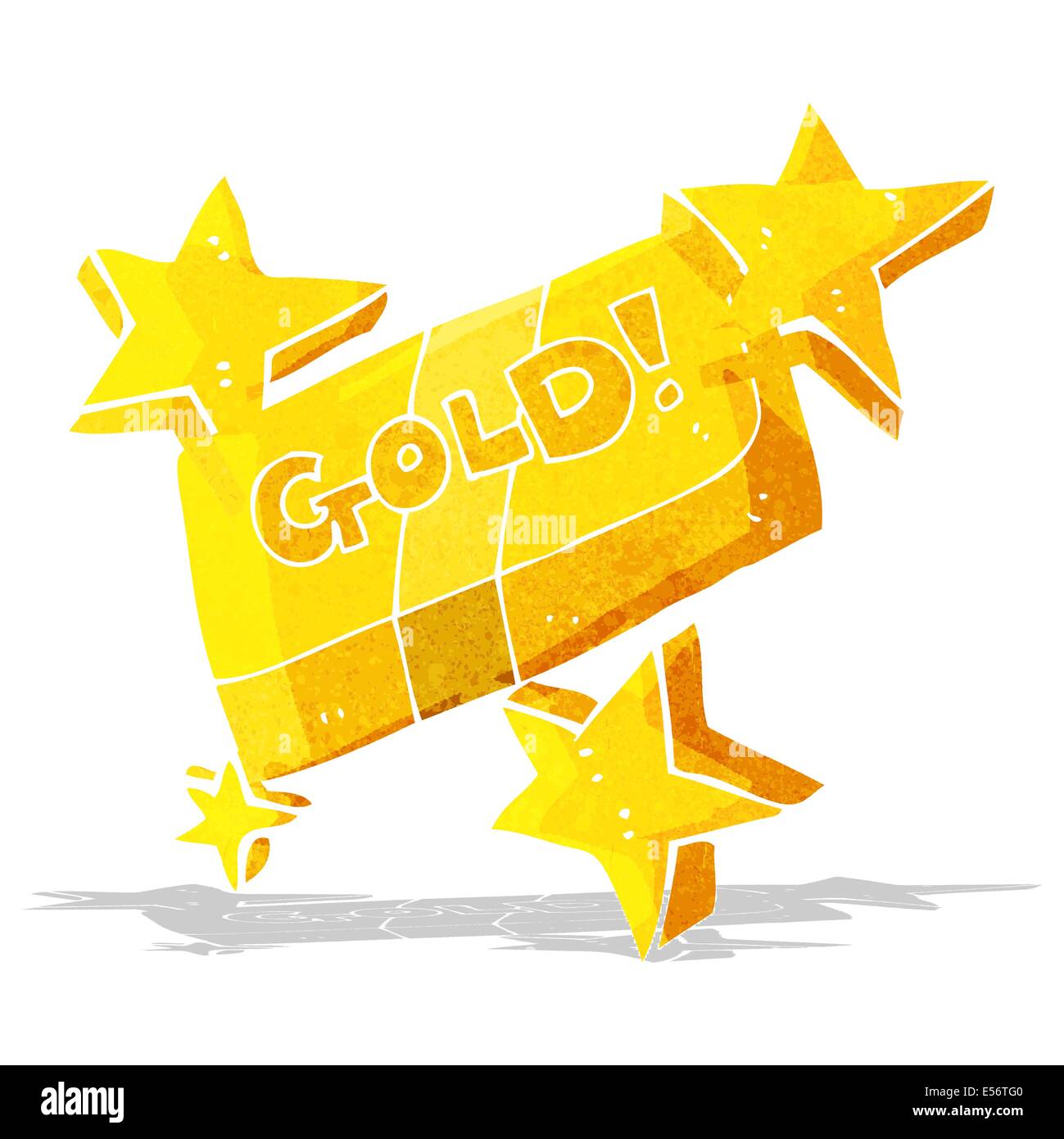 cartoon bar of gold Stock Vector Image & Art - Alamy