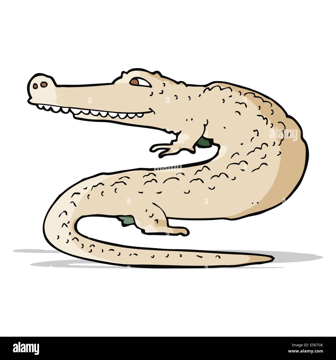 Crazy cartoon crocodile hi-res stock photography and images - Alamy