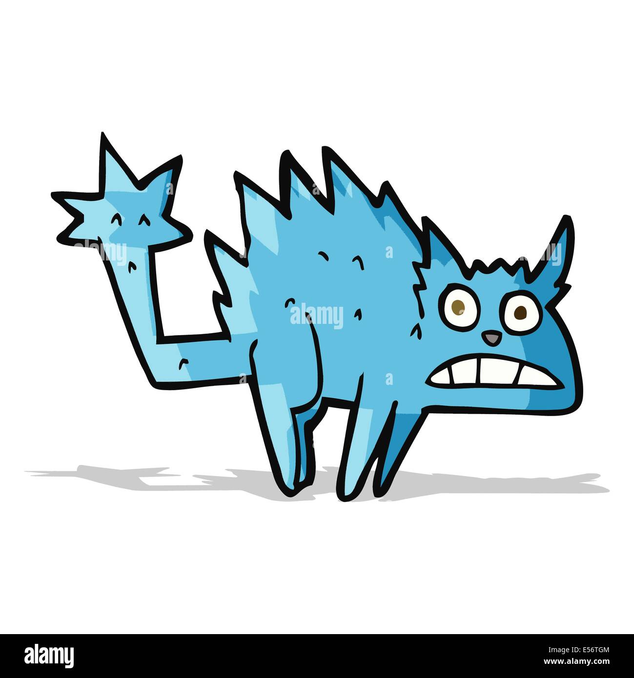 cartoon frightened cat Stock Vector Image & Art - Alamy