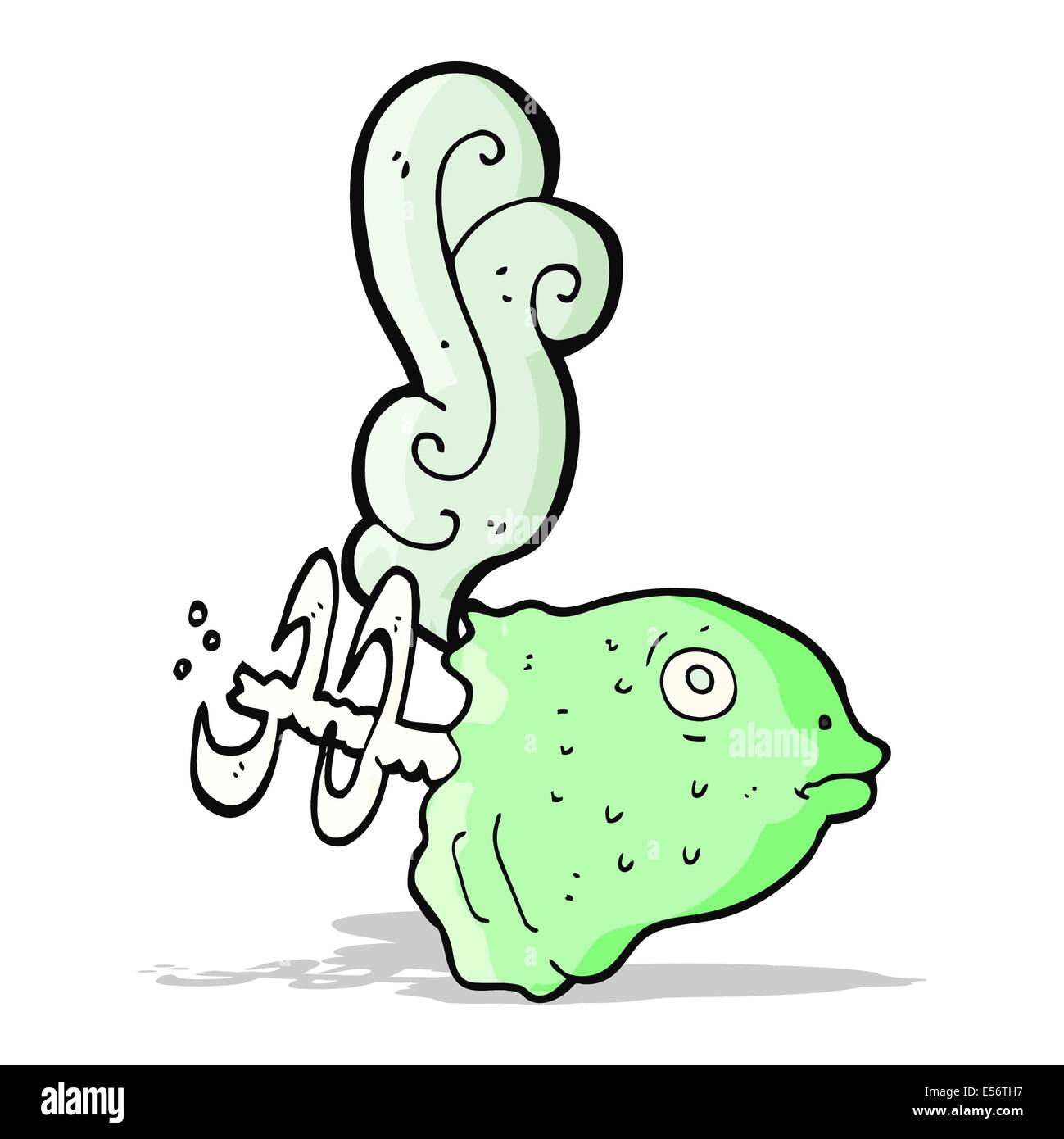 cartoon smelly old fish head Stock Vector Image & Art - Alamy