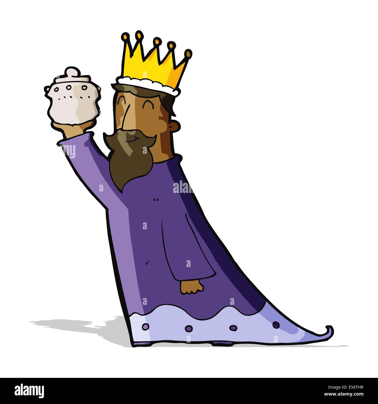 Nativity wise man cartoon Stock Vector Images - Alamy