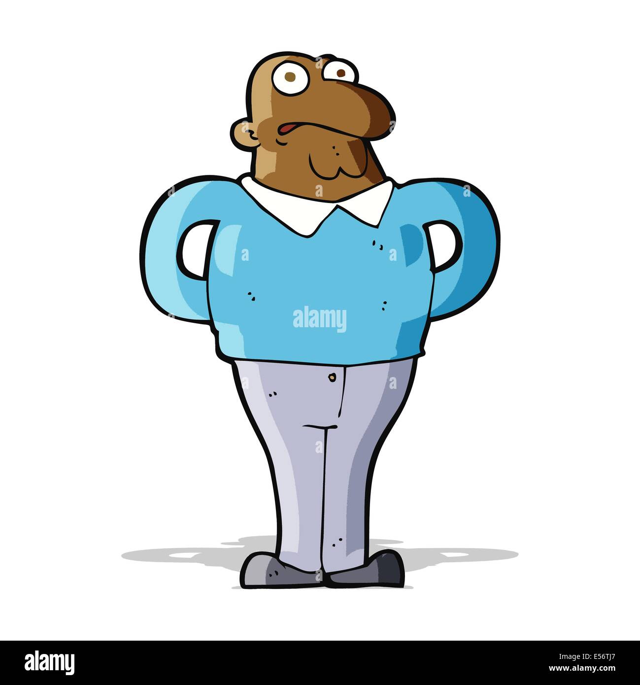 cartoon worried man Stock Vector Image & Art - Alamy