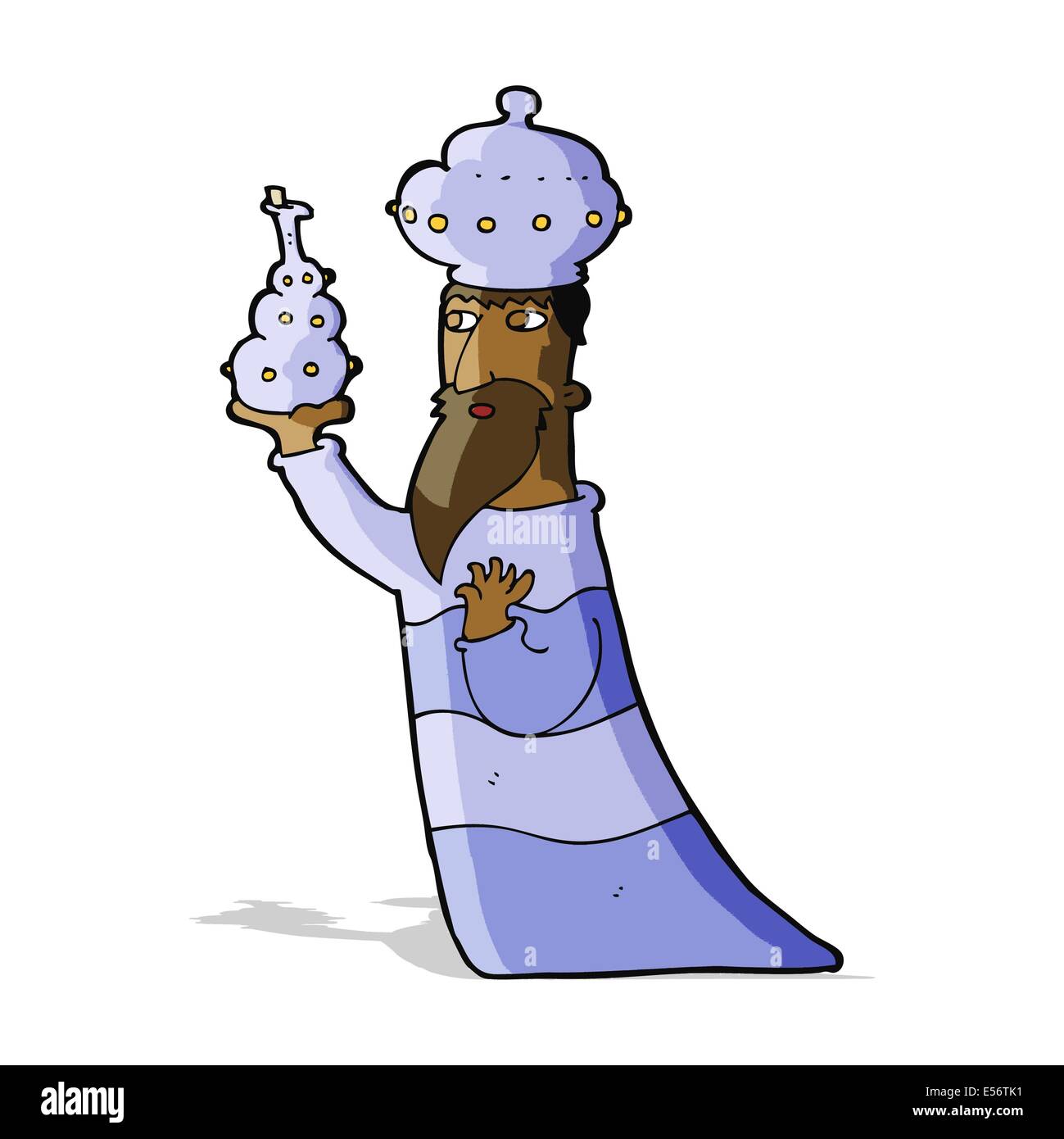 Three wise men cartoon gift Stock Vector Images - Alamy