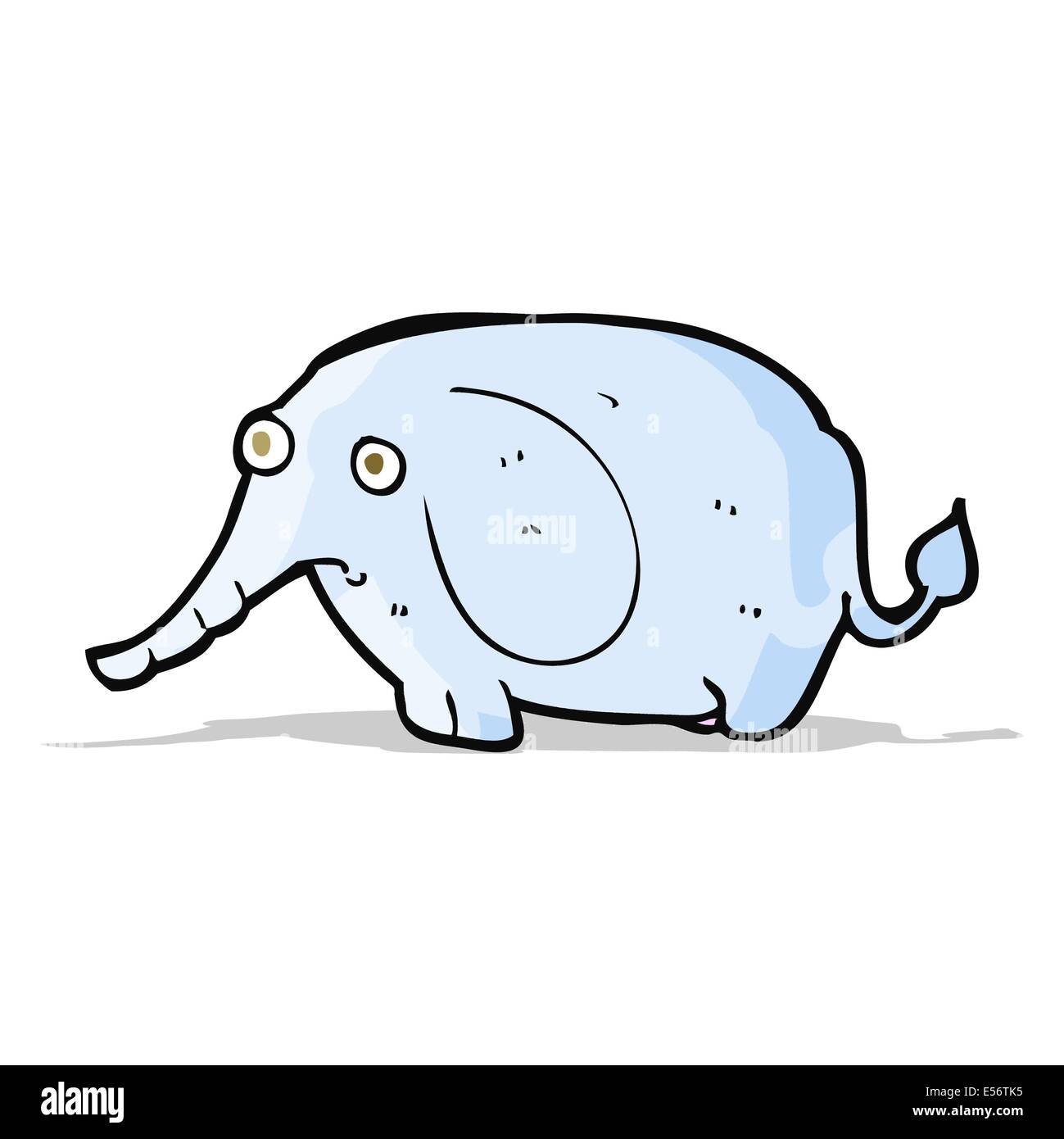 cartoon sad little elephant Stock Vector Image & Art - Alamy