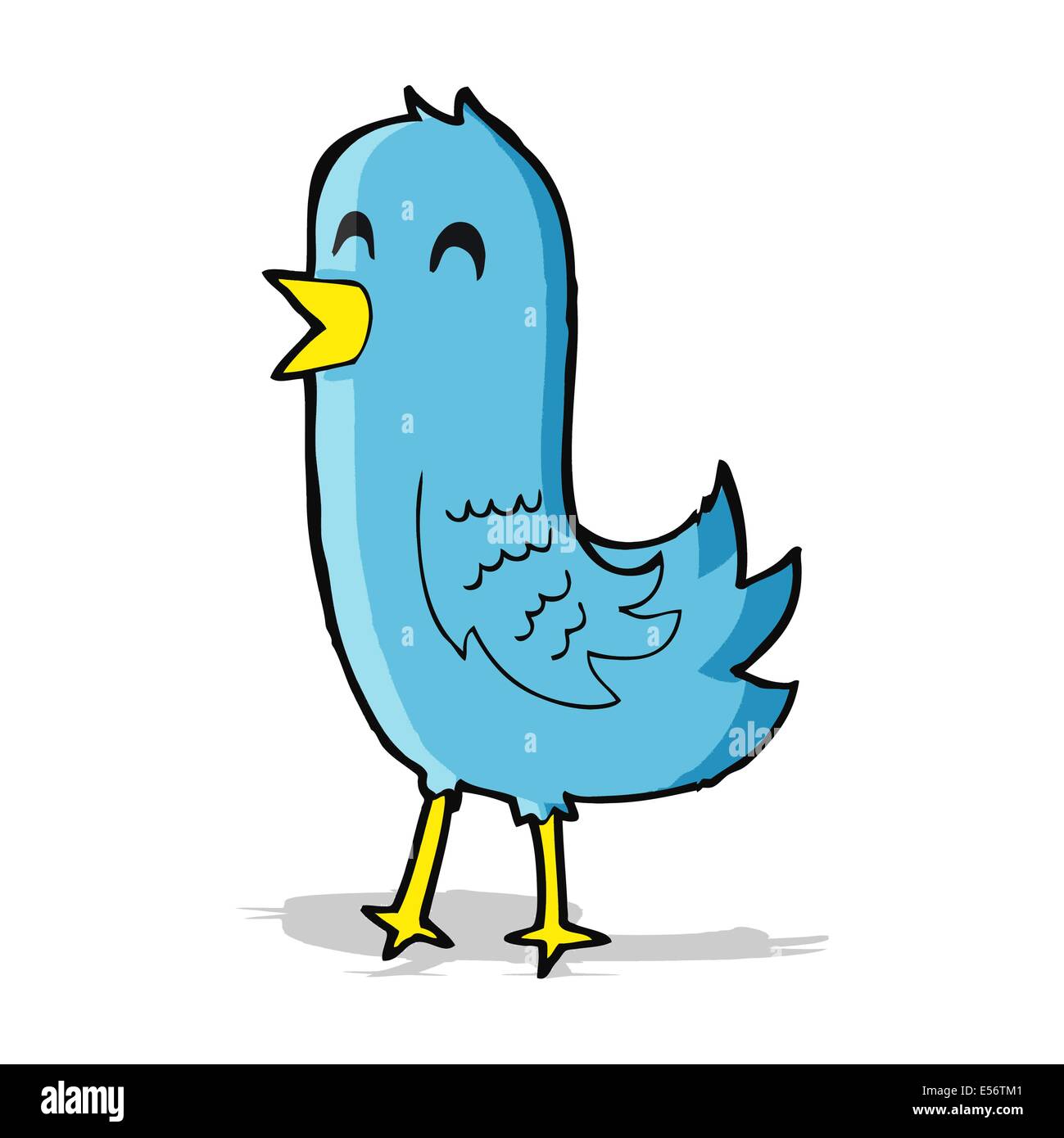 cartoon happy bird Stock Vector Image & Art - Alamy