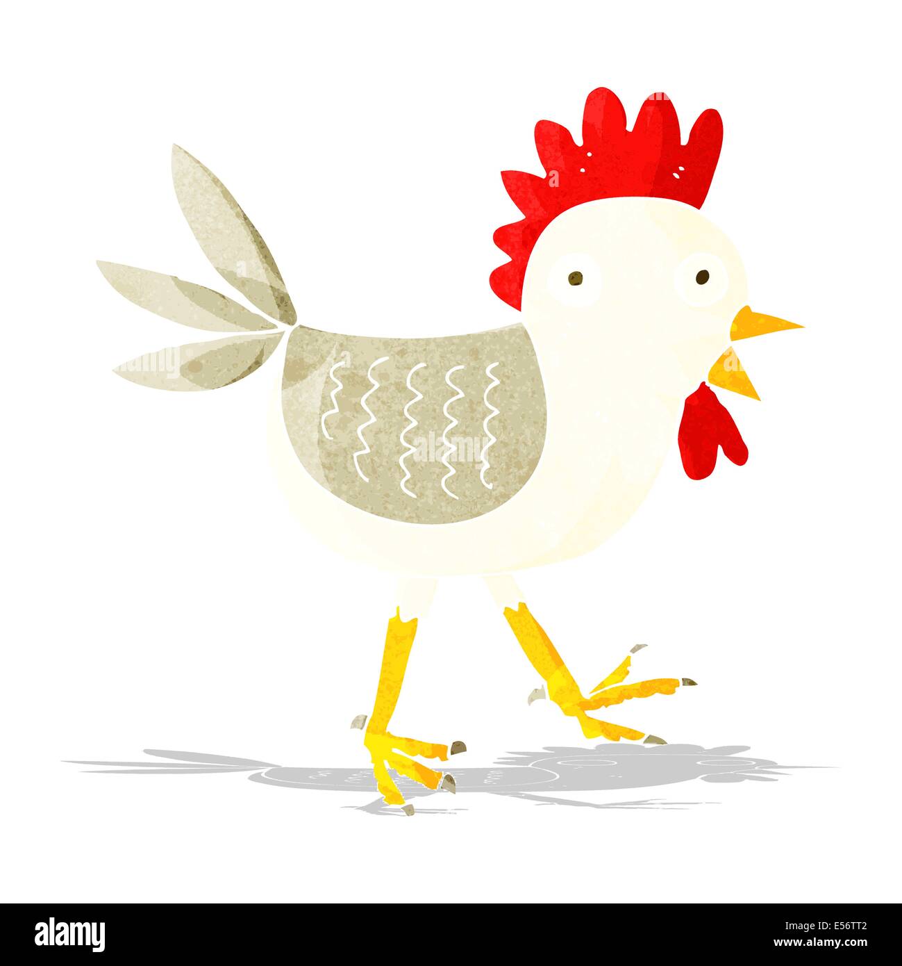 funny cartoon chicken Stock Vector Image & Art - Alamy