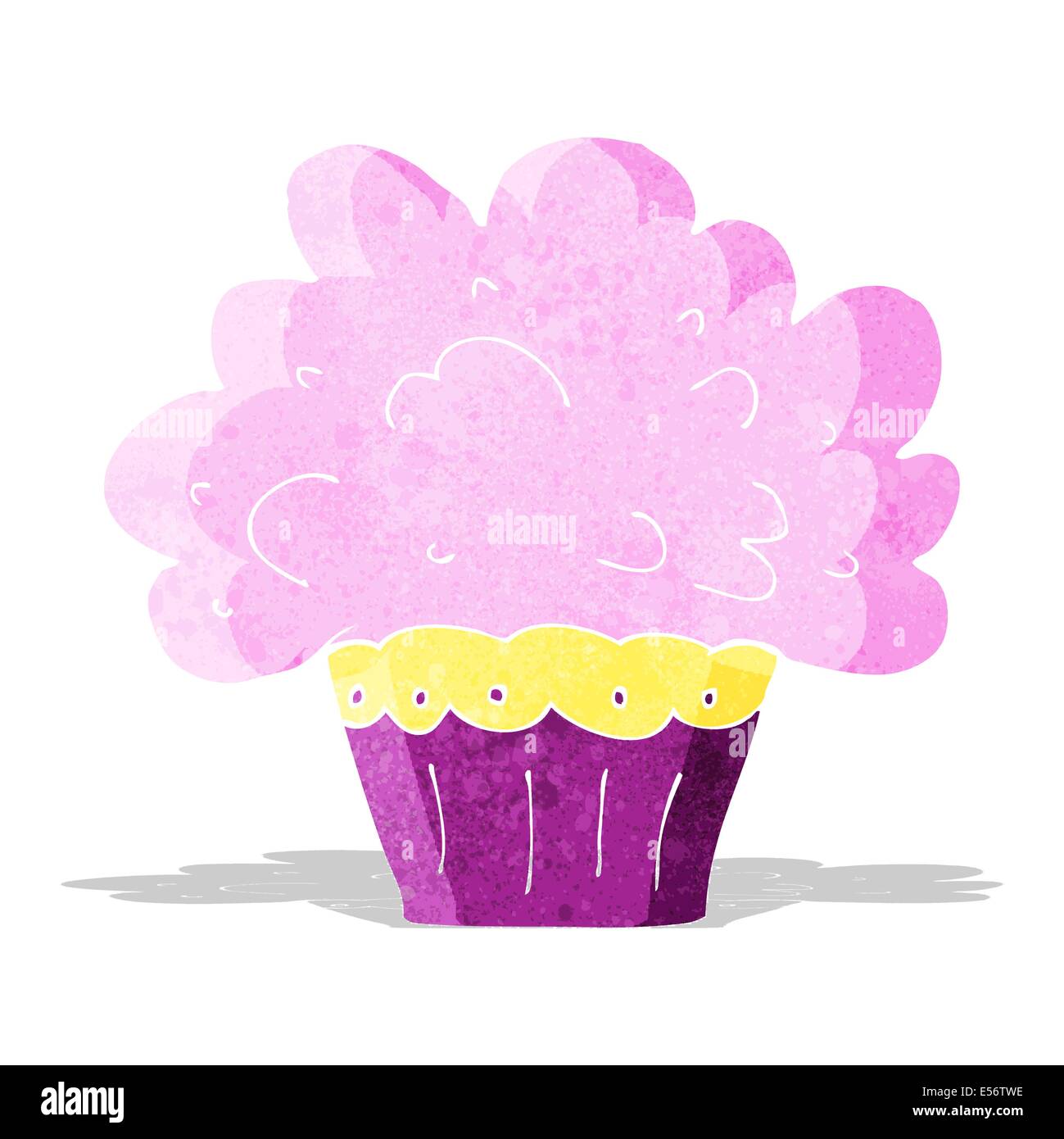 Cartoon big cupcake Cut Out Stock Images & Pictures - Alamy