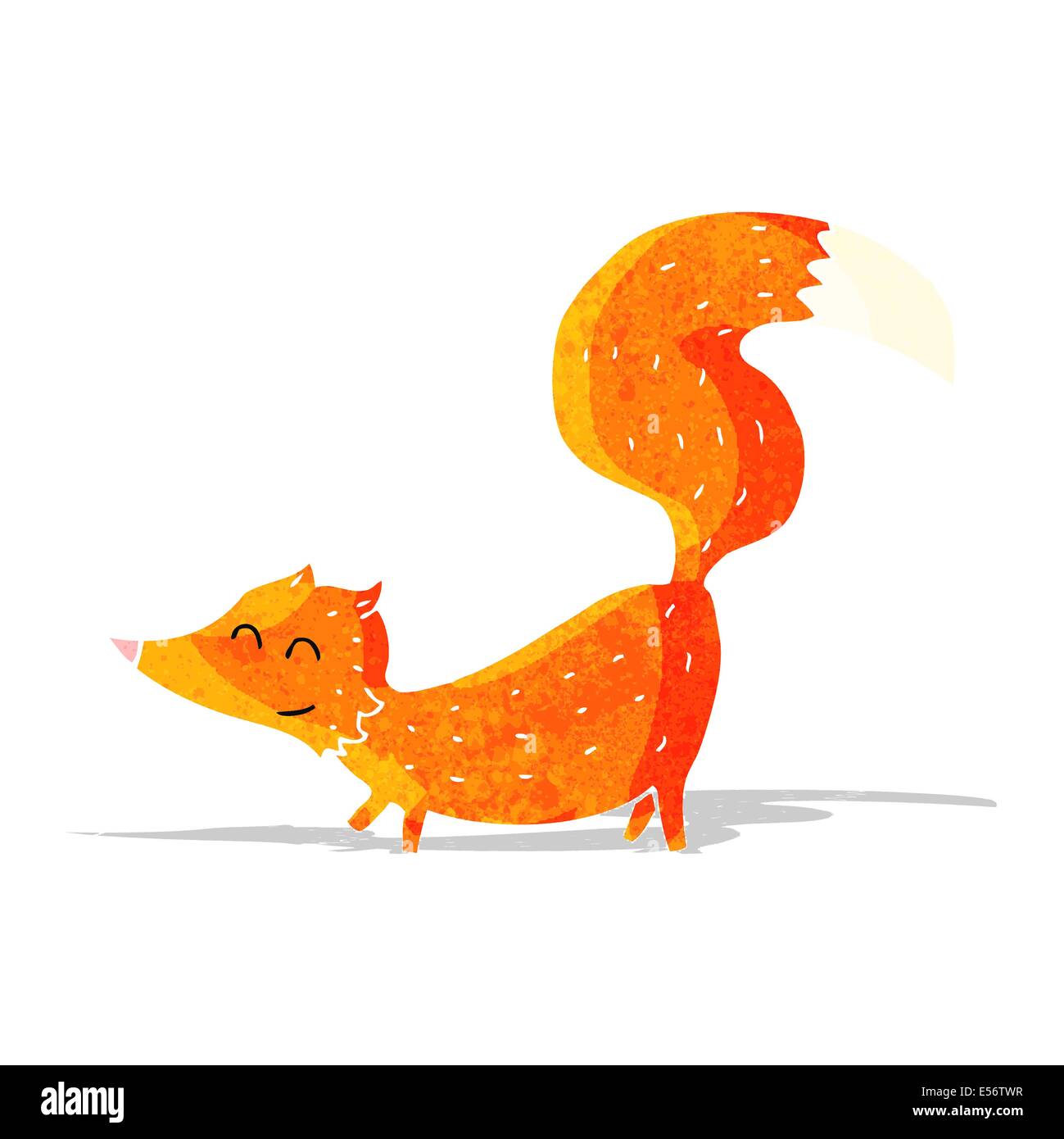 cartoon little fox Stock Vector Image & Art - Alamy