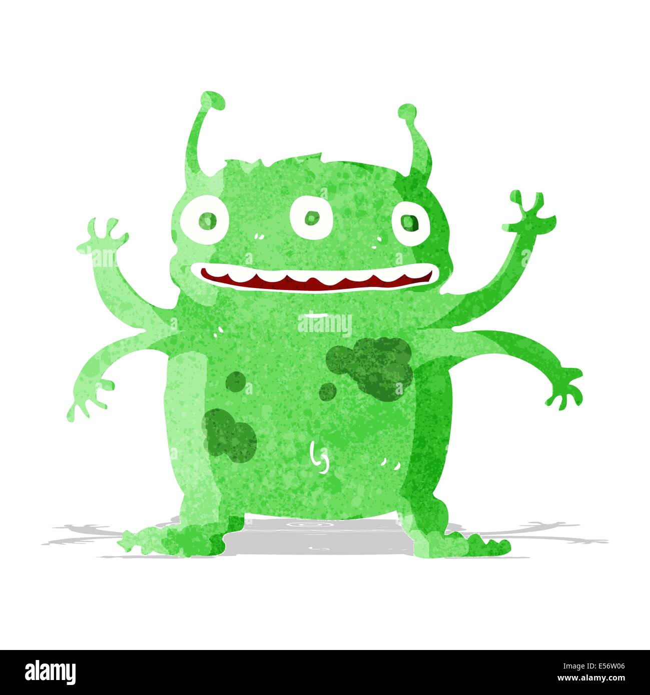 cartoon alien monster Stock Vector Image & Art - Alamy