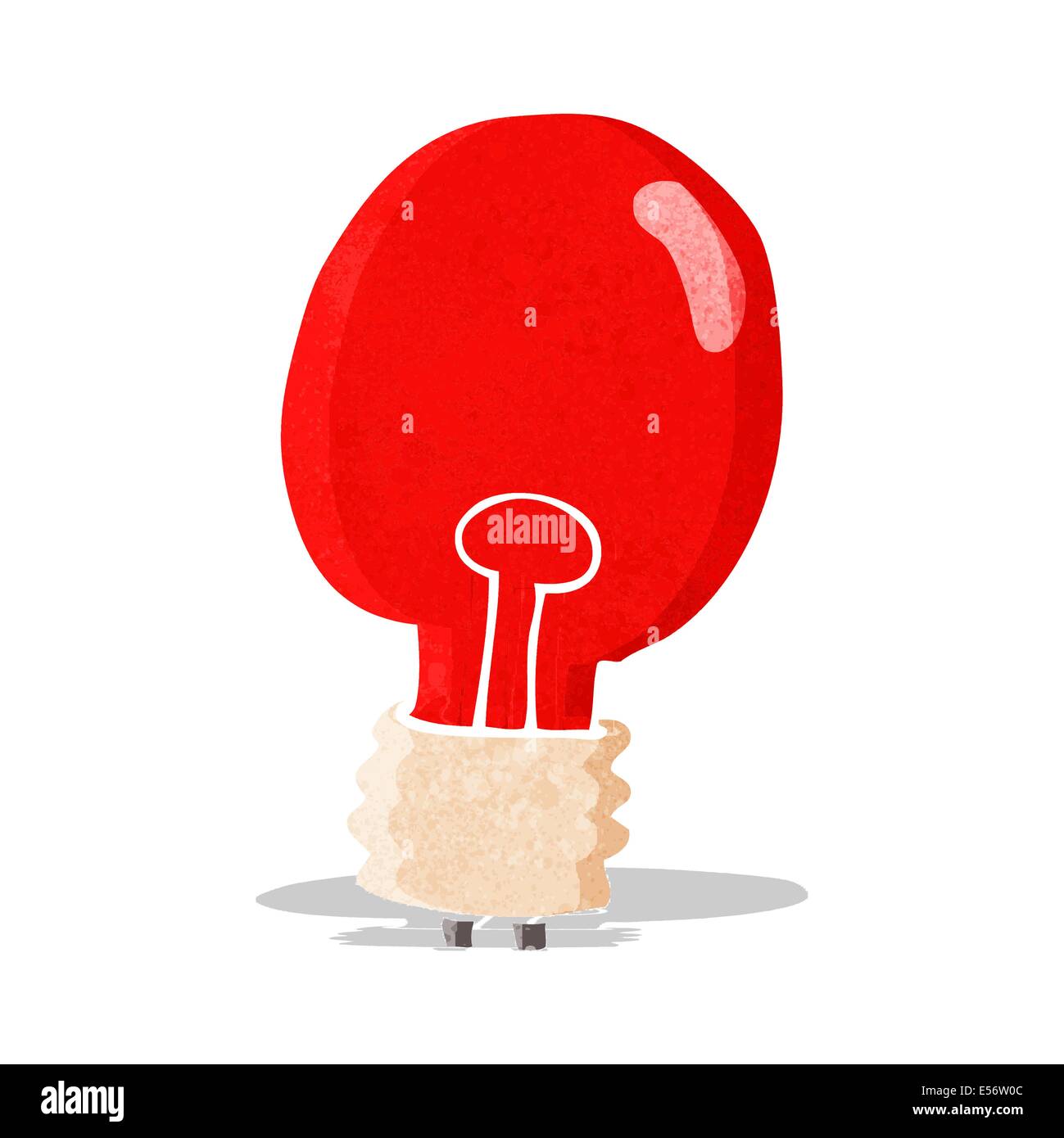 cartoon red light bulb Stock Vector Image & Art - Alamy